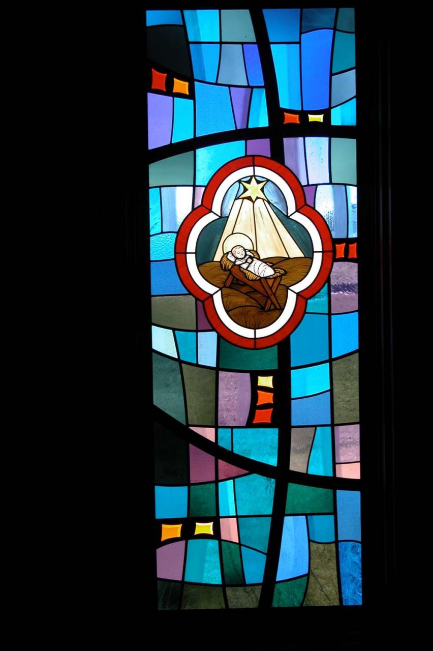Summit of Peace – Nativity – Watkins Stained Glass