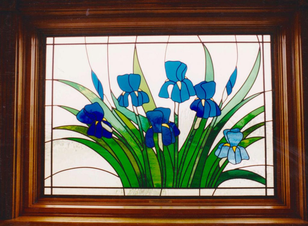Van Gogh Iris – Watkins Stained Glass